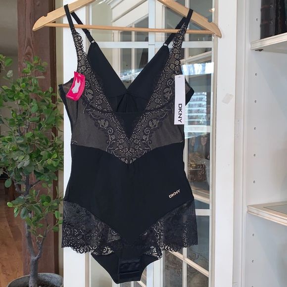 Dkny | Intimates & Sleepwear | Dkny Black Shapewear Body Briefer Firm ...